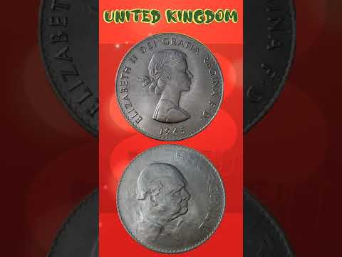 United Kingdom 5 Shillings 1965.#shorts #education #coinnotesz