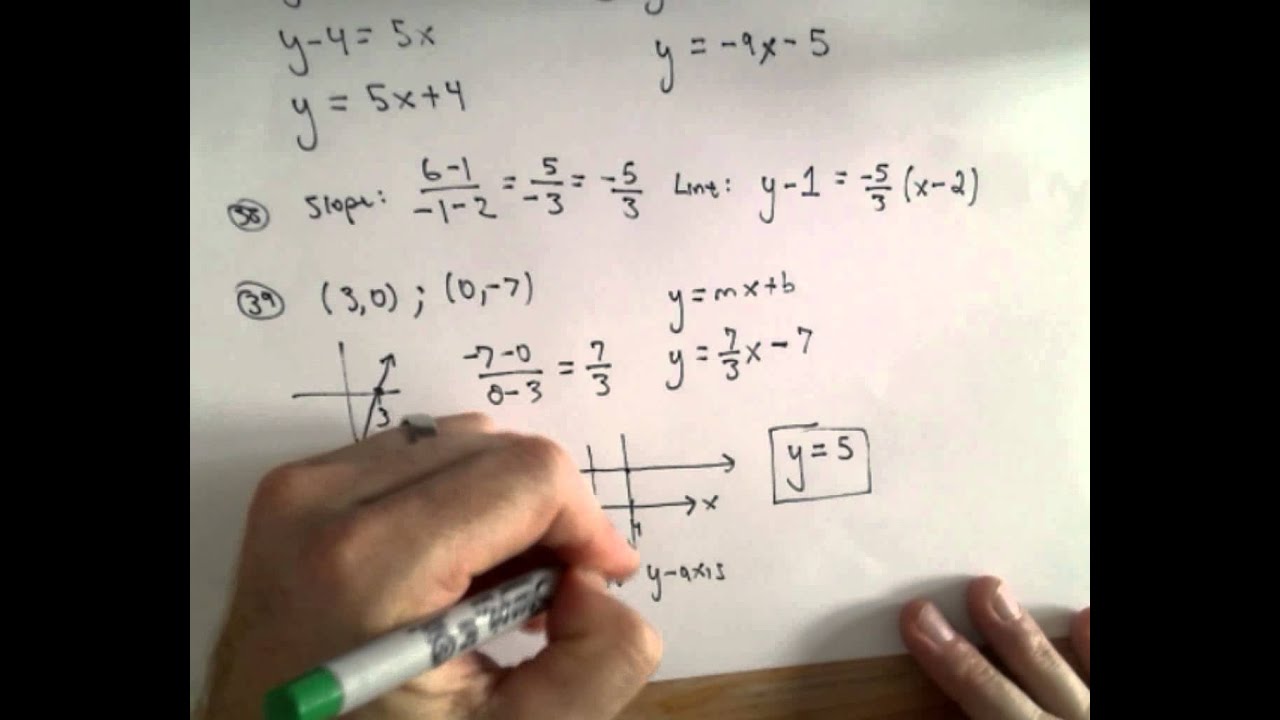 Review Problems for Calculus - Problem 36 - 42