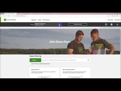 How to order your John Deere Parts online