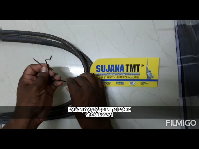 TMT Bar Labels - TMT Bar Bundling Tag Manufacturer from Sivakasi