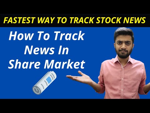 How to Track News about Companies & Sectors - Stock Market for beginners