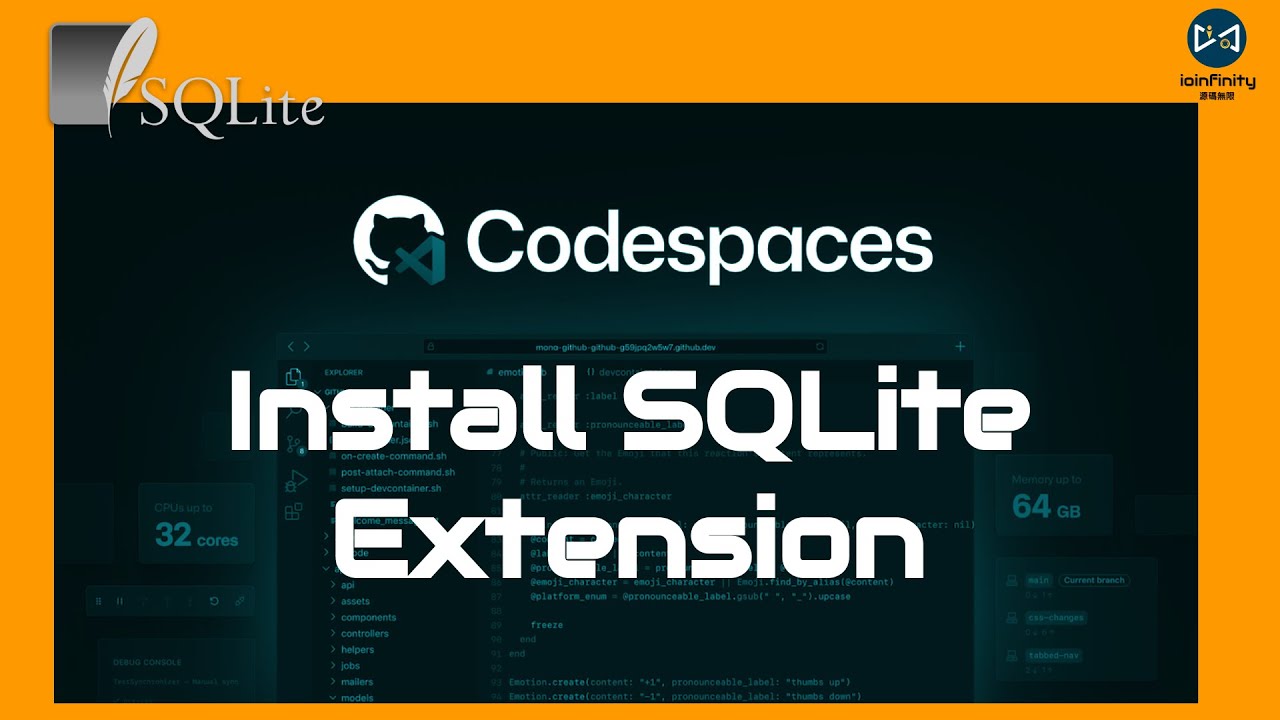 Install SQLite extension in GitHub codespaces