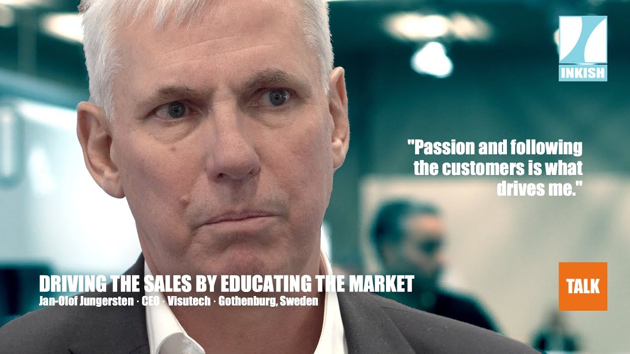 Driving The Sales By Educating · CEO Jan-Olof Jungersten · Visutech · Gothenburg, Sweden
