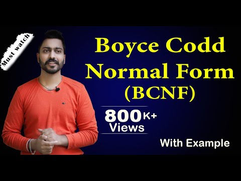 Lec-26: Boyce Codd Normal Form #BCNF #DBMS #Normalization with best examples