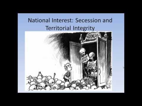 VCE Global Politics National Interest Secession and Territorial Integrity
