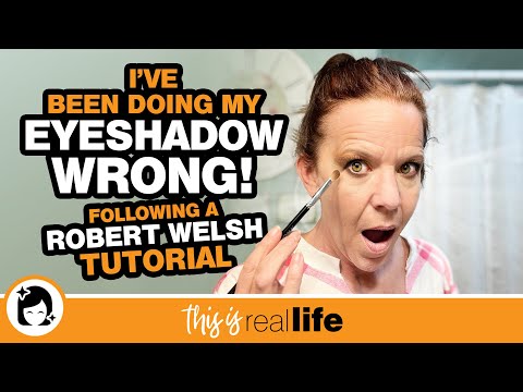 I've Been Doing My Eyeshadow Wrong! Following A Robert Welsh Tutorial - THIS IS REAL LIFE