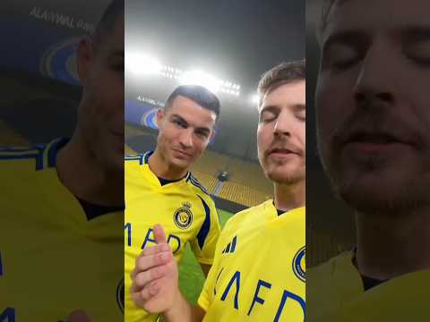 Mr. Beast and Ronaldo !! #shorts #shortvideo #ytshorts #youtubeshorts #youtube #viral #trending