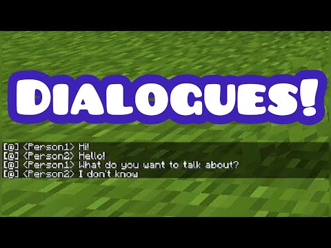 How to Make Dialogues in Minecraft