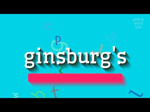 How to say "ginsburg's"! (High Quality Voices)