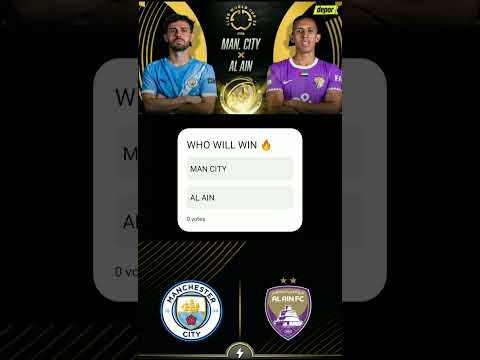 Manchester City vs Al Ain | FIFA Club World Cup 2025