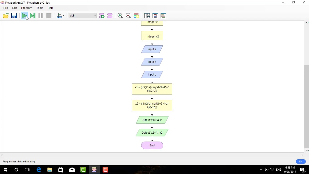 FLOWCHART FROM FLOWGORITHM