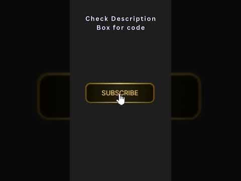 Subscribe Button using html/css