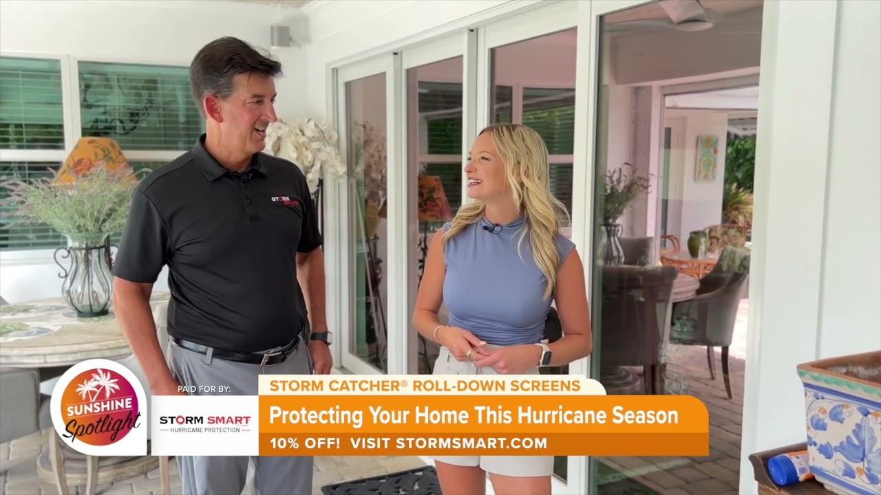 Ditch Old Hurricane Shutters — Storm Catcher Screens Do More | WPTV Sunshine Spotlight