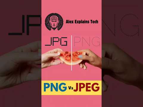 How is PNG different from JPEG? #technology #jpeg #png #tech #image #jpg