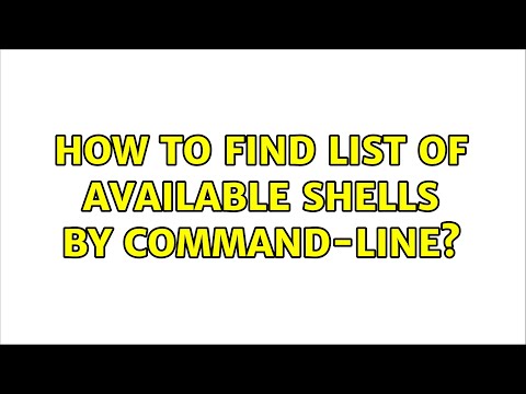 Unix & Linux: How to find list of available shells by command-line? (3 Solutions!!)