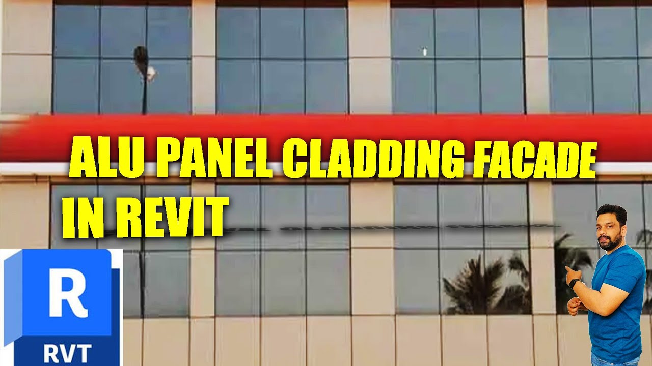 Alu panel cladding facade in Revit tutorial