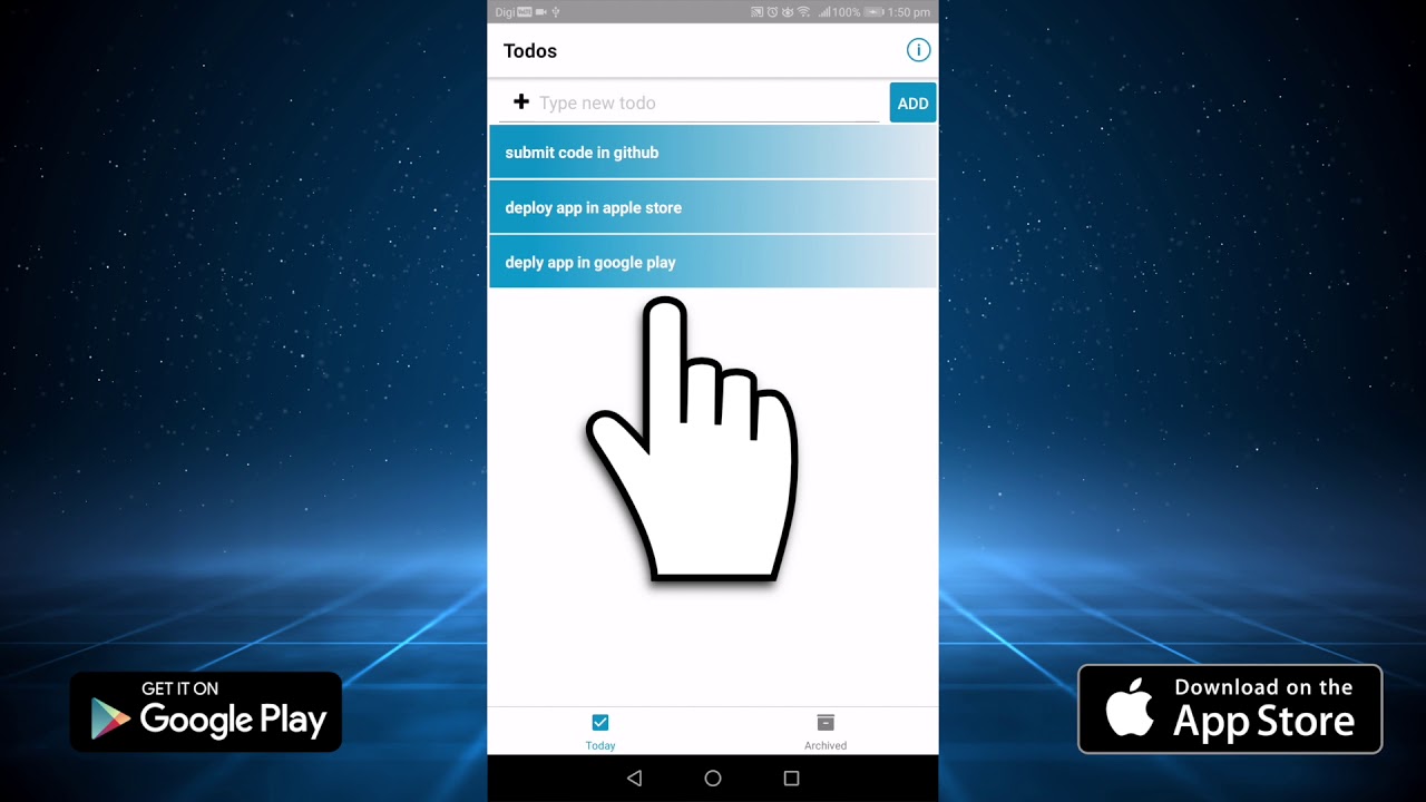 Todos - React Native App with Github Open Source Code 👍
