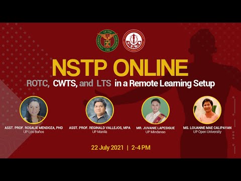 NSTP Online: CWTS (Part 2) in a Remote Learning Setup