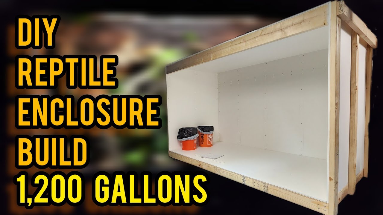 DIY HUGE Reptile Enclosure. How To Build a Reptile Cage | Part 1| #reptile #pvcenclosure