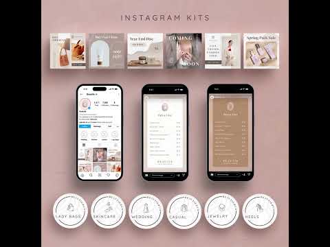 Beautie Logo Template & Branding Kit