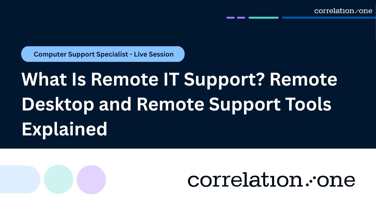 What Is Remote IT Support? Remote Desktop and Remote Support Tools Explained