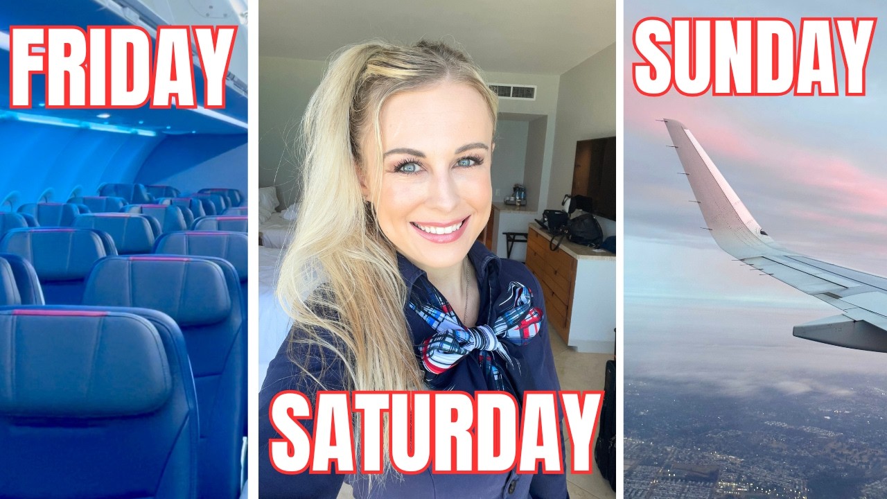 A Full Weekend In My Life As A Flight Attendant!