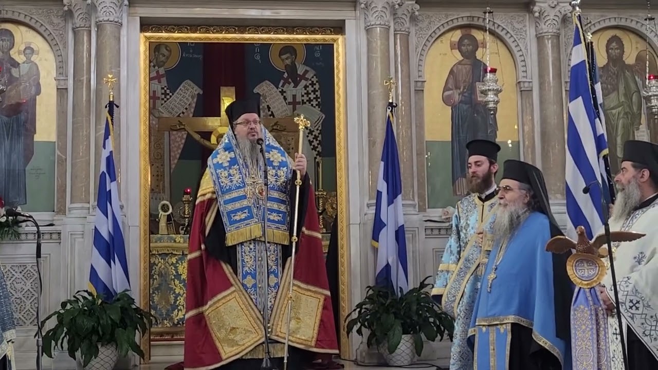 Λάρισα: Λαμπρή δοξολογία στον Άγιο Αχίλλιο για τον εορτασμό της 25ης ...