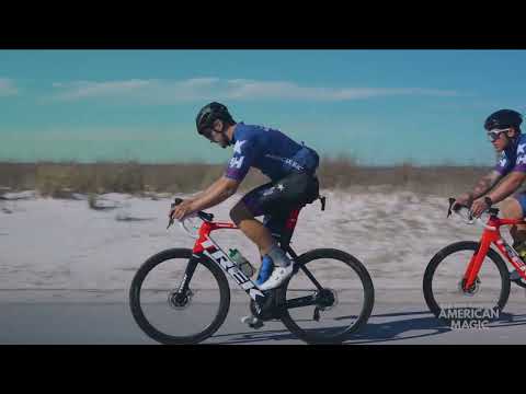 NYYC American Magic, powered by SRAM, hit Pensacola beach.