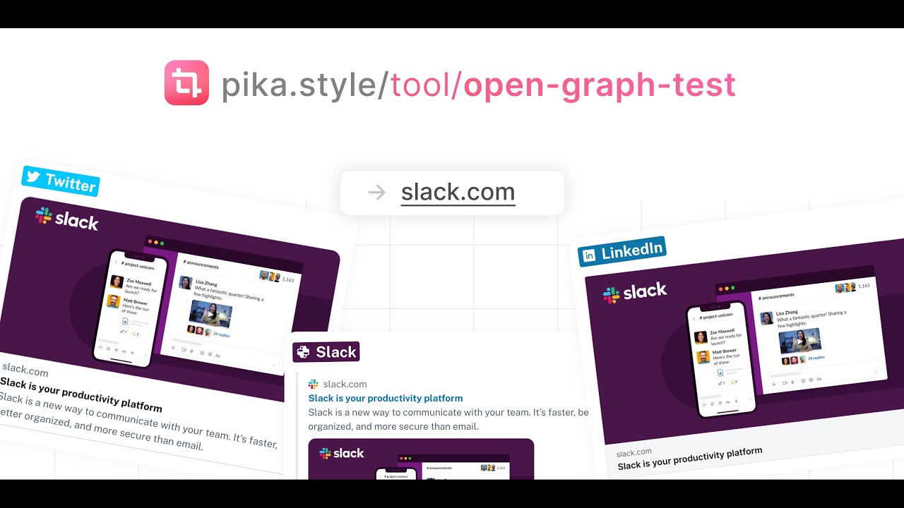Open Graph Preview Tool by Pika.style