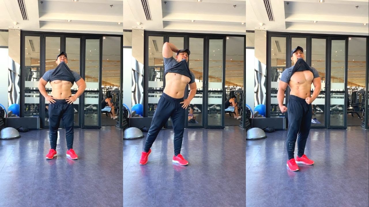 Thailand Bodybuilder Muscle Flexing #21