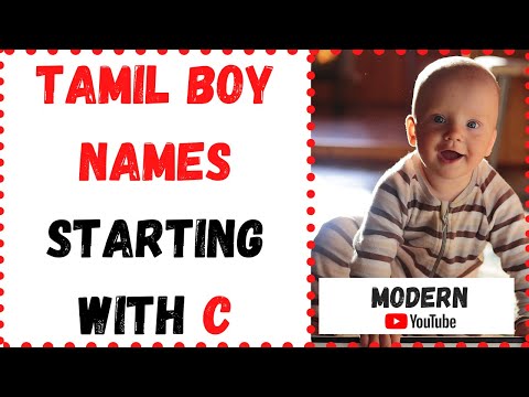 💖 Latest 2023 ᐅ Tamil Hindu baby boy names starting with C | C letter names for boy in Tamil
