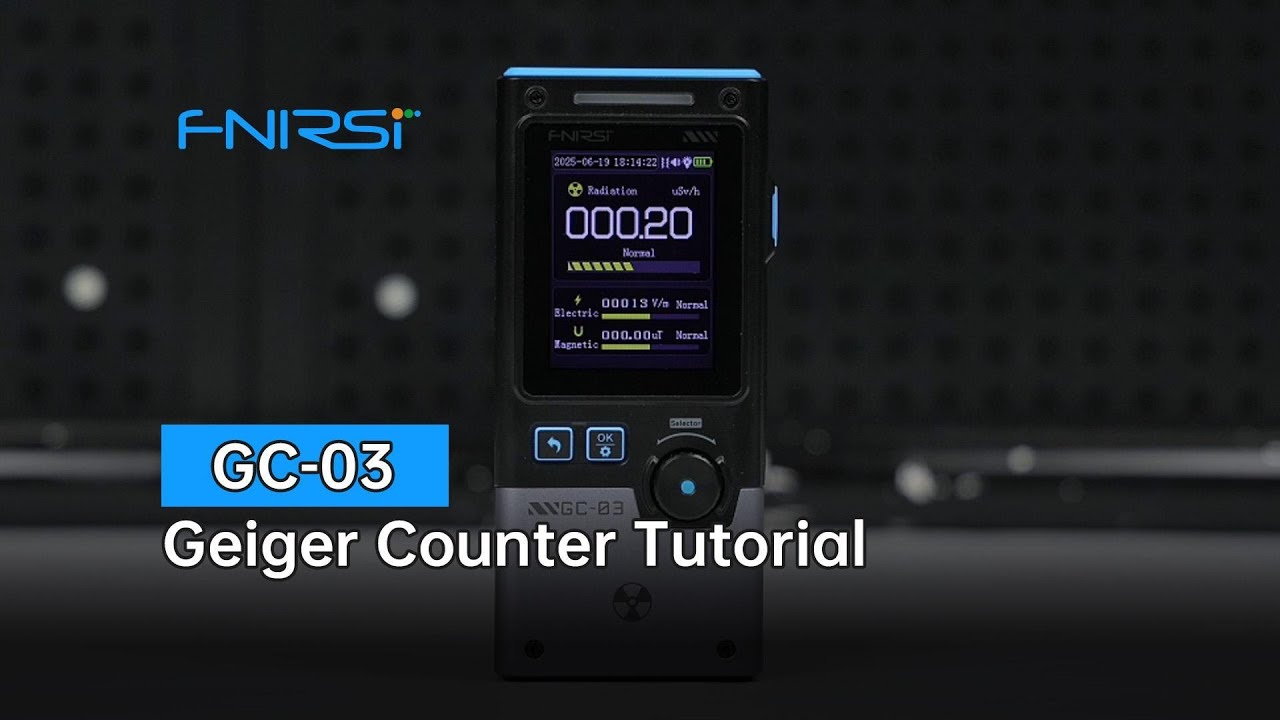 FNIRSI GC-03 3-IN-1 Radiation Detector Tutorial | Does It Really Detect EMF & Nuclear Radiation?