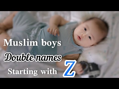Amazing double names for Muslim boys' starting with letter 'Z' with meaning.