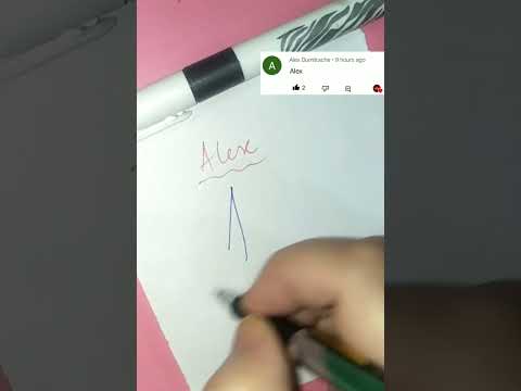 📛Alex Signature Style ✍️#ytshorts #youtubeshorts #signature