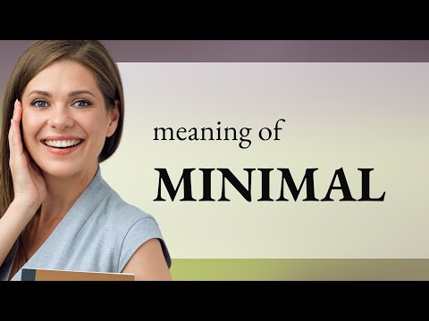 Minimal | what is MINIMAL definition