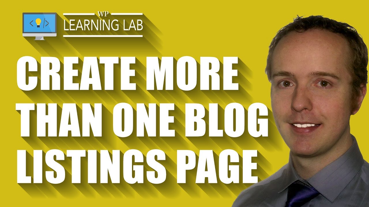 Create Multiple Blog Pages In WordPress Using Categories