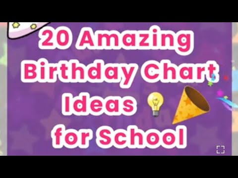Birthday Chart Ideas for School | Birthday Chart Ideas for Classroom | Preschool Board Decoration