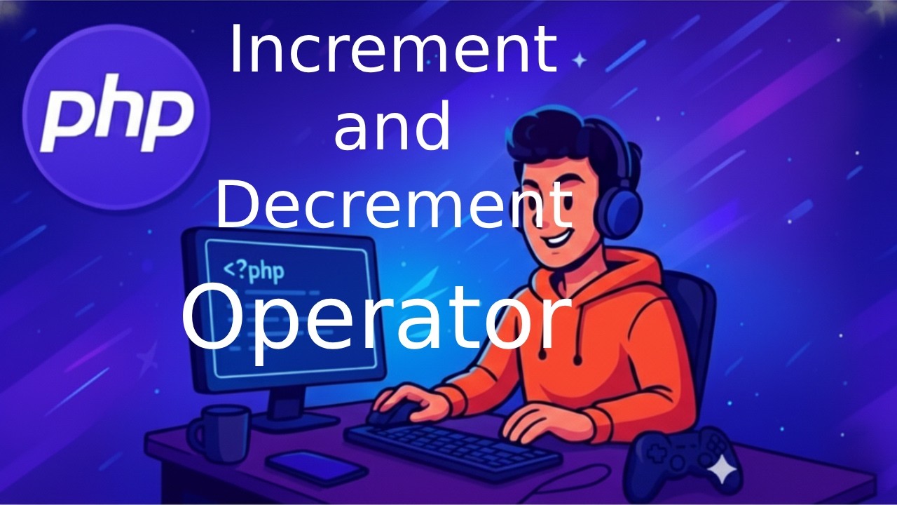 Lesson 9 | PHP Increment & Decrement Operators Explained | ++ and -- Made Easy