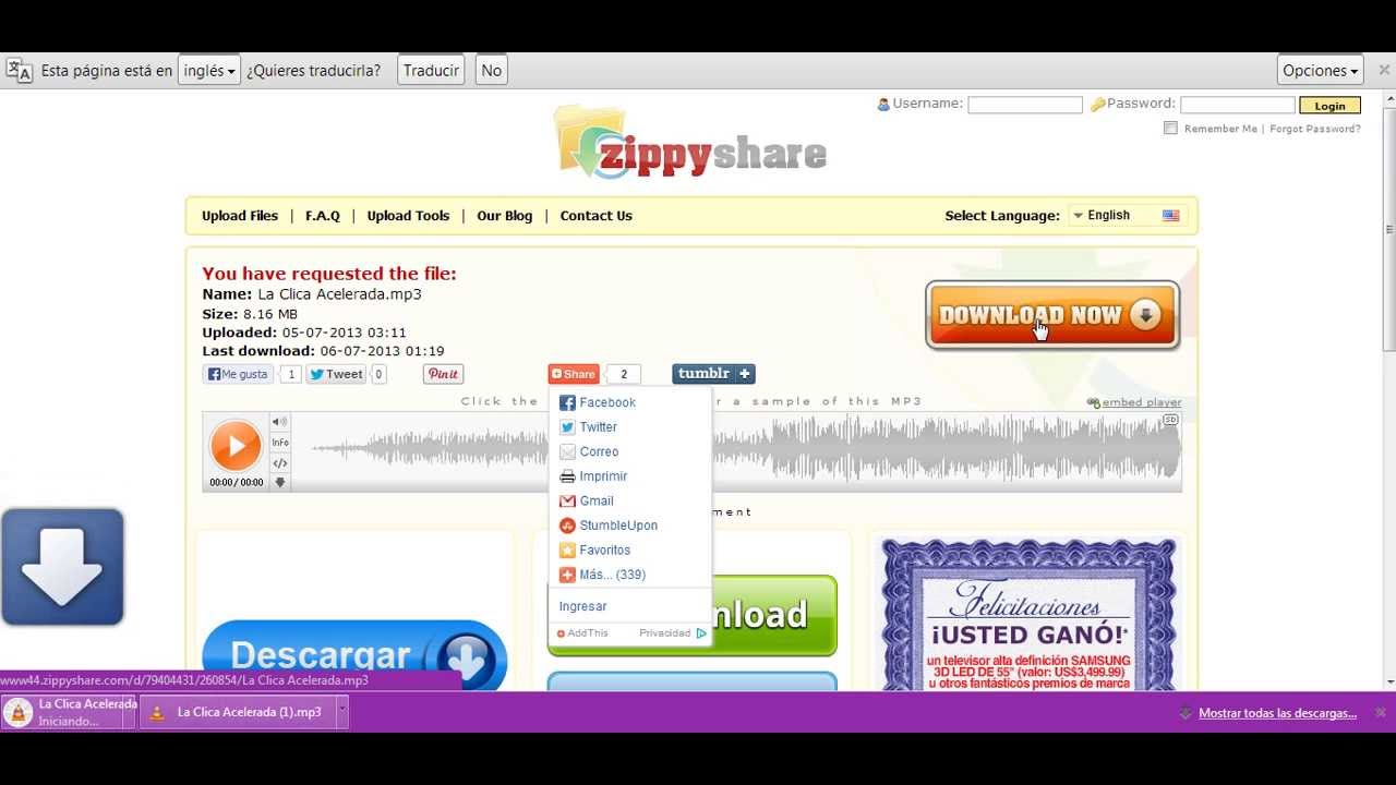 descargar en zippyshare