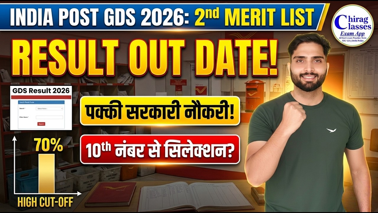 India Post GDS 2nd Merit List 2026 | GDS Result Date 2026 | GDS Cut Off
