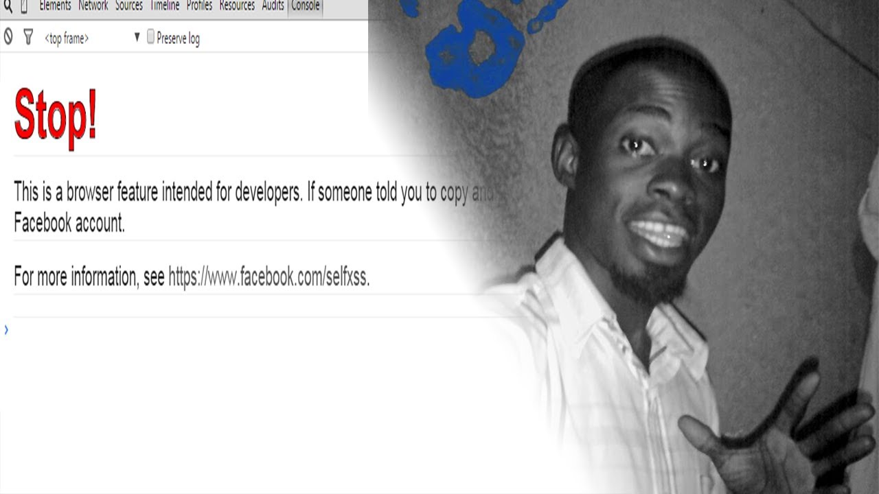 How to recreate Facebook's console warning