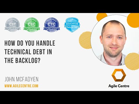 How do you handle technical debt in the backlog?