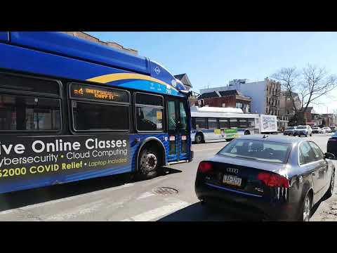 NYCT Bus: B4, B8 Bus Action @ Bay Ridge Parkway & 18 Avenue