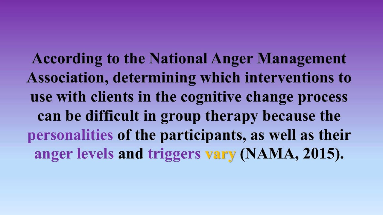 anger management power point presentation