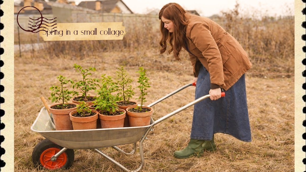 Spring in a Small Cottage | Building Our Home by Hand | Slow Living