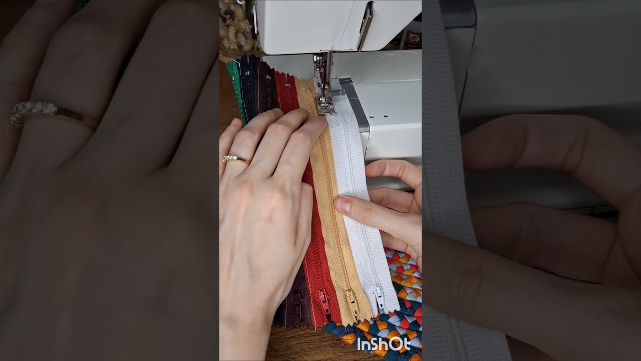 Try this fun sewing project! 🤩💖 DIY multiple zipper pouch #diy #sewing #sewingtutorial #crafts