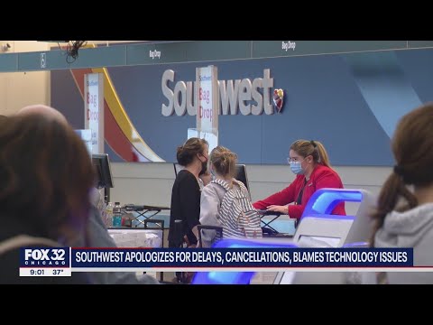 Technical problems strand thousands of Southwest Airlines passengers in Chicago, nationwide