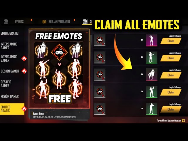 How to get free, stylish emotes for new players in Garena Free Fire