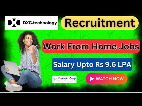 DXC Technology Work From Home Jobs 2024 : DXC Technology Hiring WFH 2024 Opportunity for Experiences