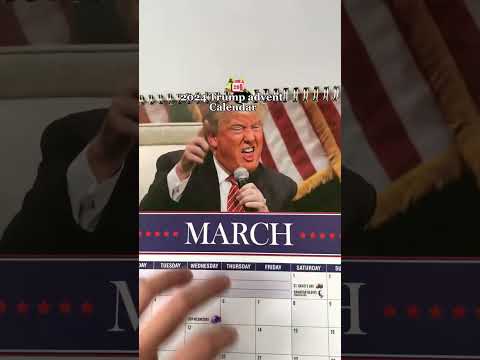 Ide Hadiah Liburan: Kalender Trump untuk Natal 2024